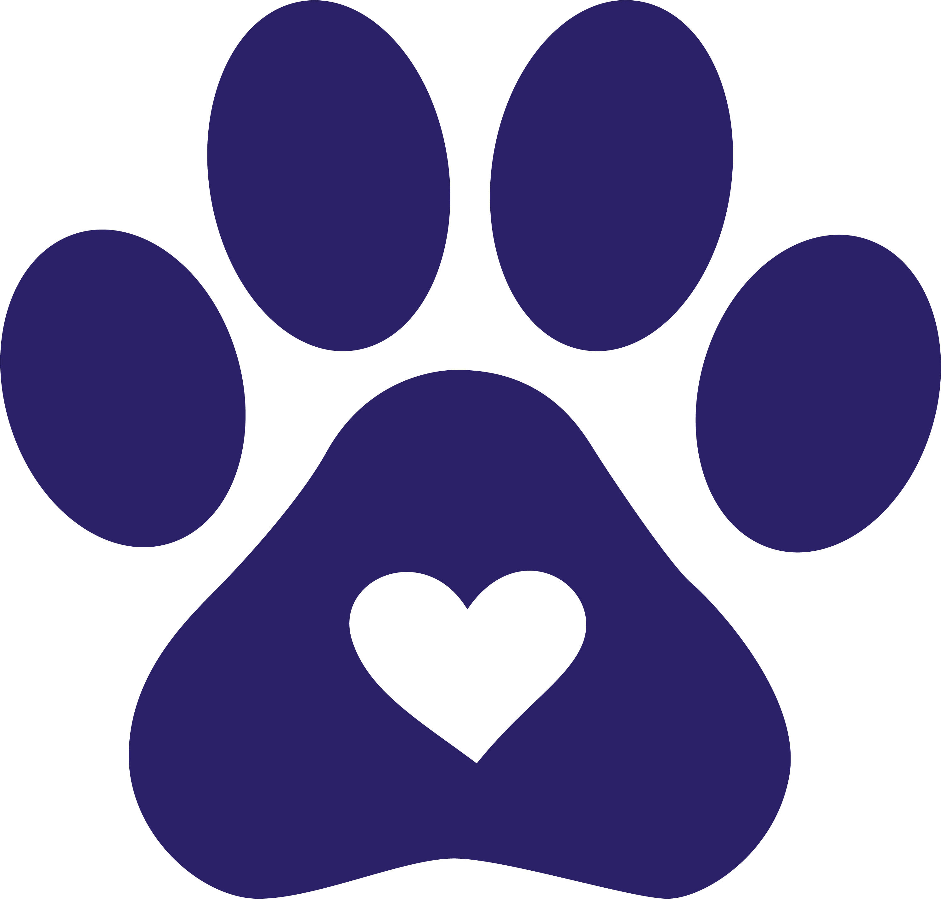 Paw Heart Vinyl Decal Sticker – DECALS OF AMERICA